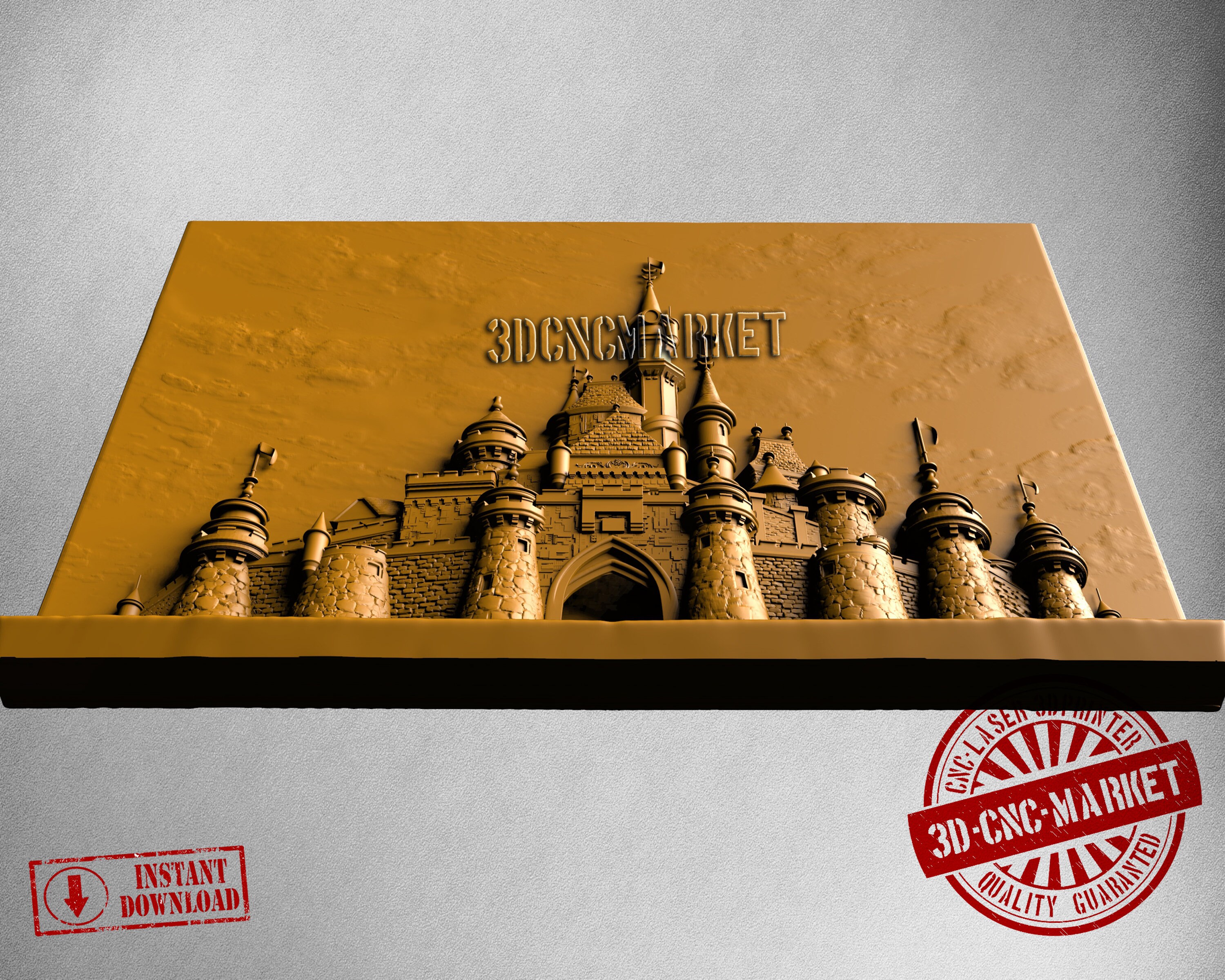 Magic Castle 3D Stl Model 10288 for CNC Router Engraver | Etsy