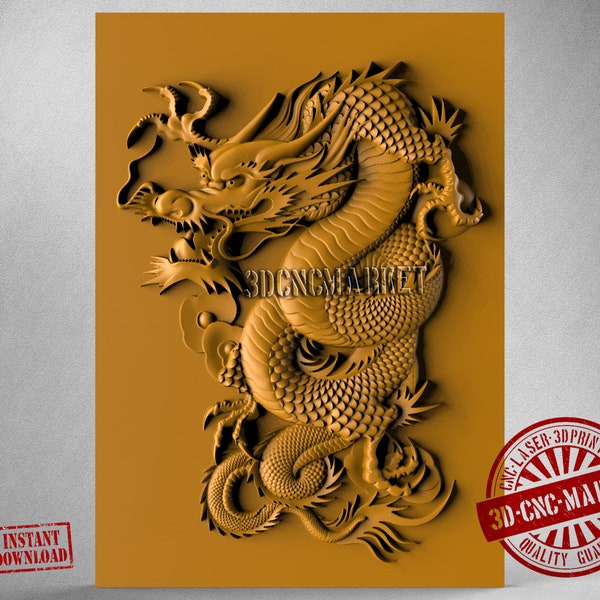 Vcarve Dragon - Etsy