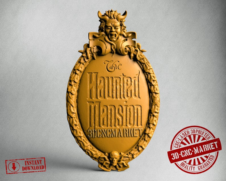 The Haunted Mansion 3D Stl Model 10233 for CNC Router | Etsy