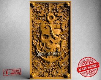 Skull 3D STL Model for Cnc Users CNC Router Engraver - Etsy