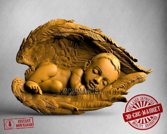 Newborn 3D Stl Model 10197 for CNC Router Engraver Carving - Etsy