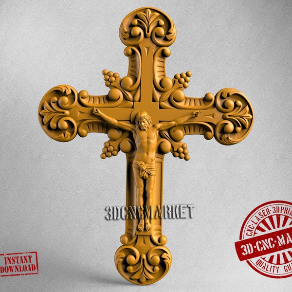 Cnc Files Cross - Etsy