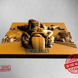 Bikers, 3D Stl Model 10180, for CNC Router Engraver, Carving Machine ...