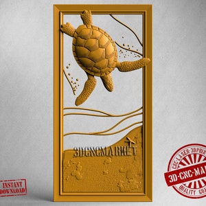 Turtle, 3D Stl Model 10287, for CNC Router Engraver, Carving Machine ...