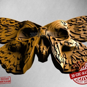 Butterfly, 3D Stl Model 10328, for CNC Router Engraver, Carving Machine ...