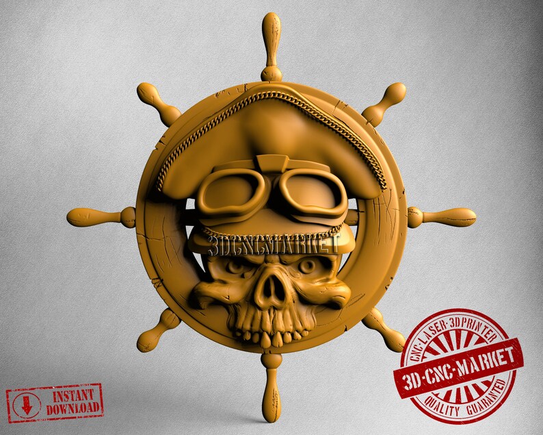 Ship Captain 3D Stl Model 10178 for CNC Router Engraver - Etsy