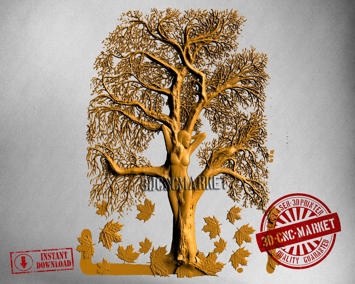Tree of Life 3D Stl Model 6516 for CNC Router Engraver - Etsy