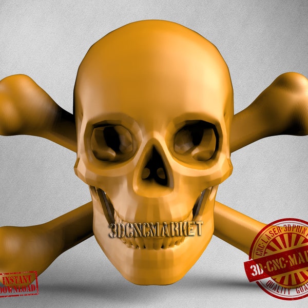 Skull Stl for Cnc - Etsy