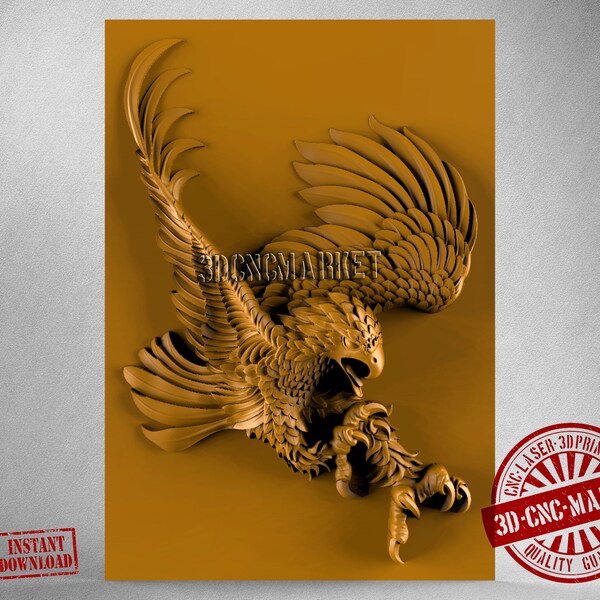 Eagle Wood Carving - Etsy