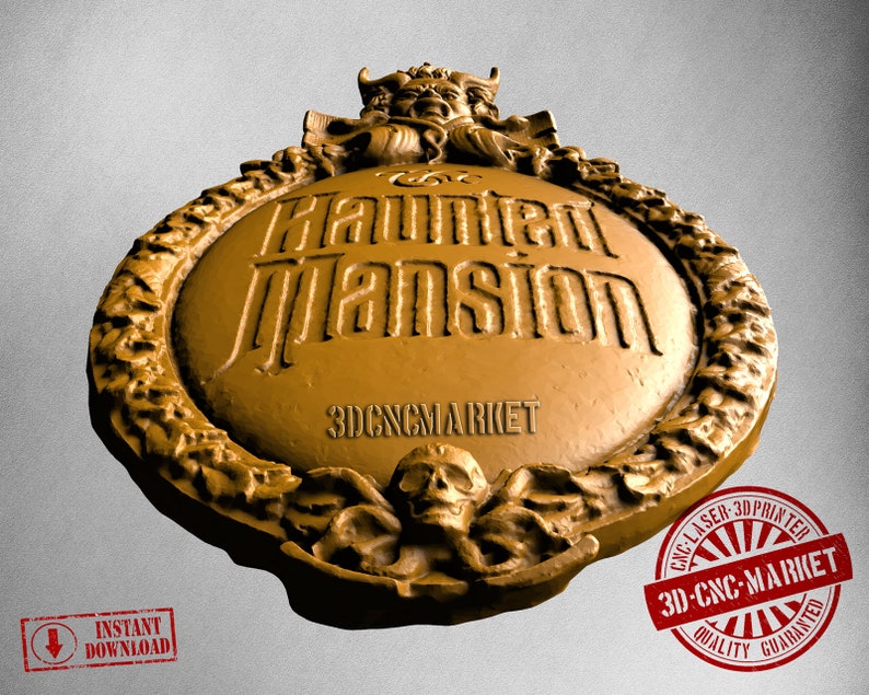 The Haunted Mansion 3D Stl Model 10233 for CNC Router | Etsy