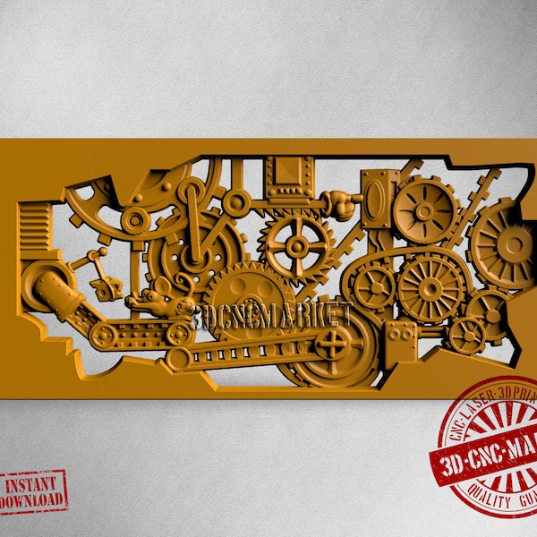 Steampunk 3d Print File - Etsy