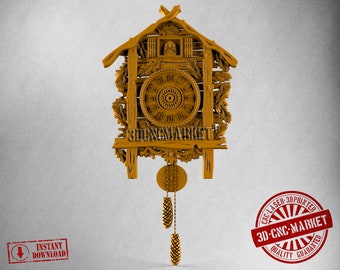 Hunting Dog Clock 3D STL Model CNC Router Engraver Artcam - Etsy