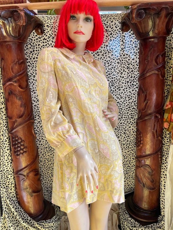 Vintage 1960s go-go short dress - Gem