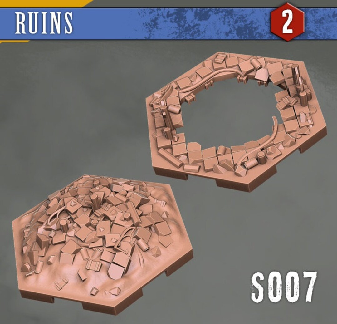 S007 Ruins Set Hive City Campaign Tile - Etsy