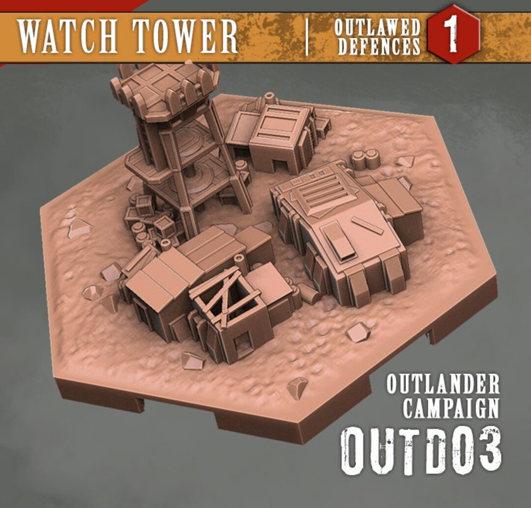 OUTD03 Watchtower Hive City Campaign Tile - Etsy