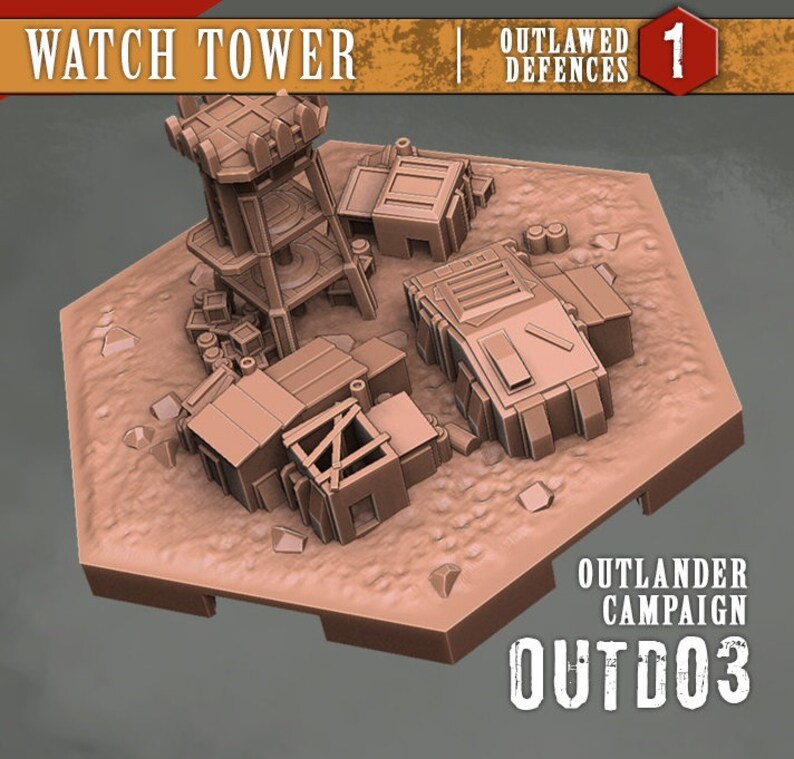OUTD03 Watchtower Hive City Campaign Tile - Etsy
