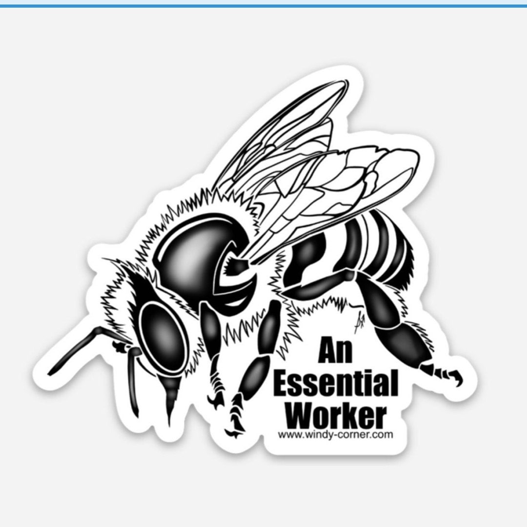 An Essential Worker Sticker 3" X 2.63" - Etsy
