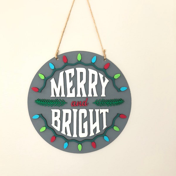 Merry Sign - Etsy