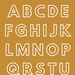 Mustard Yellow Alphabet & Number Pack Preschool Printable - Etsy