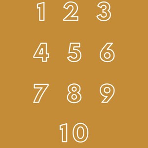 Mustard Yellow Alphabet & Number Pack Preschool Printable - Etsy