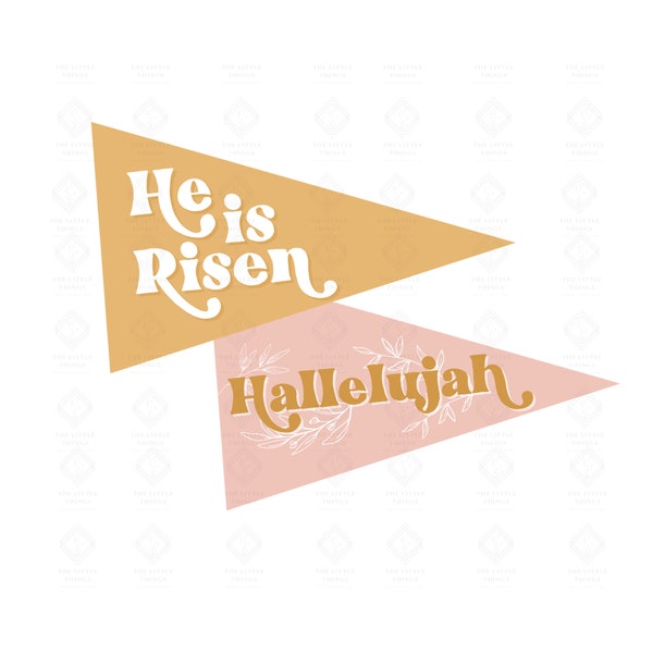 He is Risen Banner - Etsy