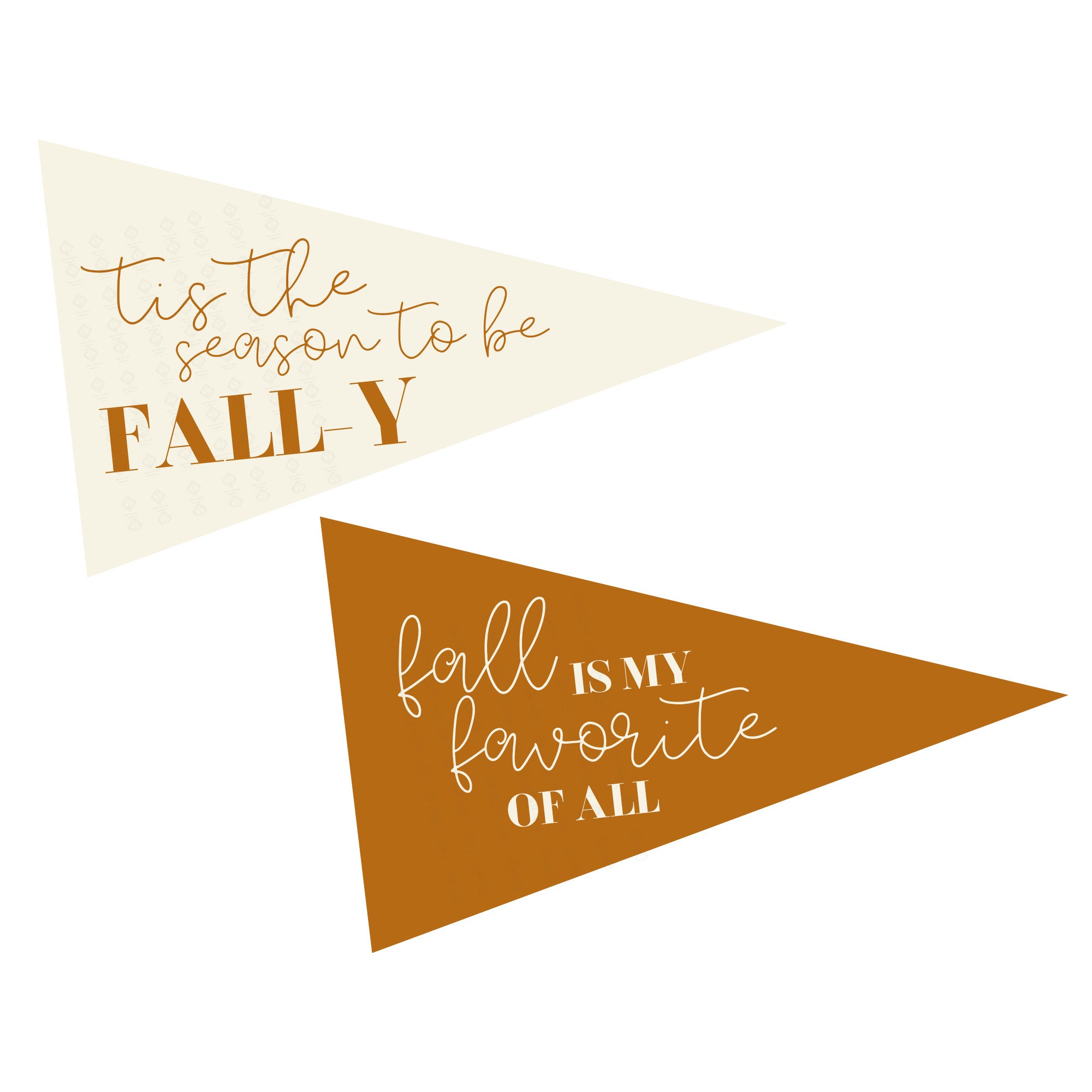 Fall Pennants DIY Printable Pennants DIY Fall Decor - Etsy