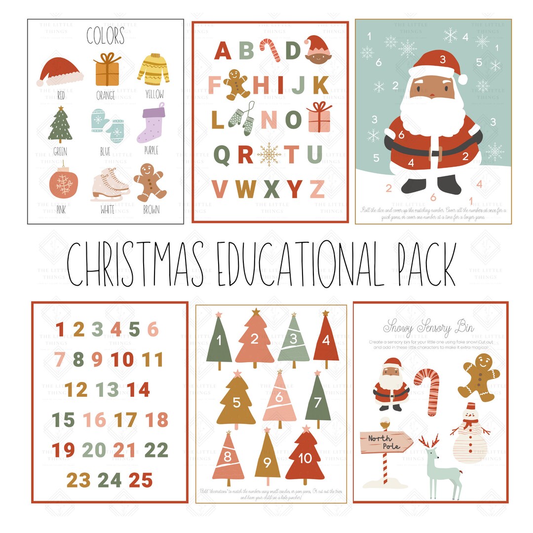 Christmas Preschool Printable, Preschool Activities, Early Learning ...
