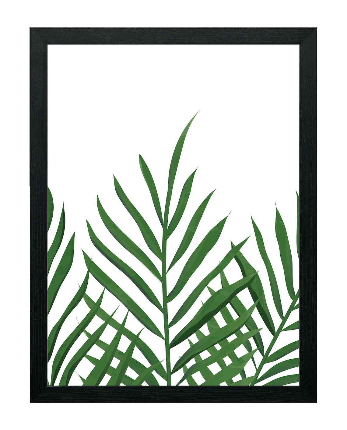 Botanical Print Set of 3 Green Botanical Leaf Wall Art Print - Etsy UK