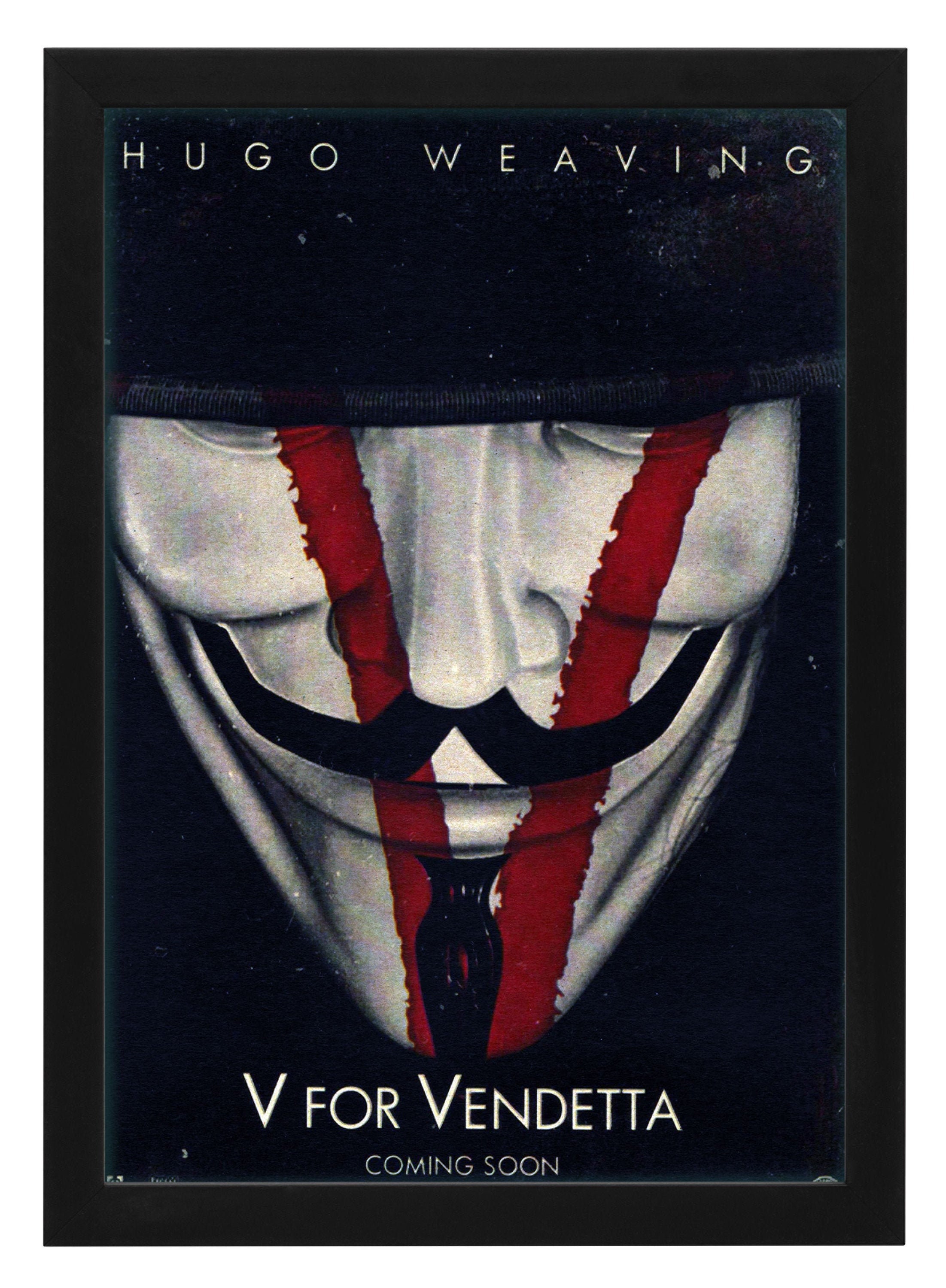 V for Vendetta Poster, V for Vendetta Wall Art, V for Vendetta ...