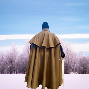 Inverness Collar Cloak~ Medieval Monk Costume~ Victorian Historical ...