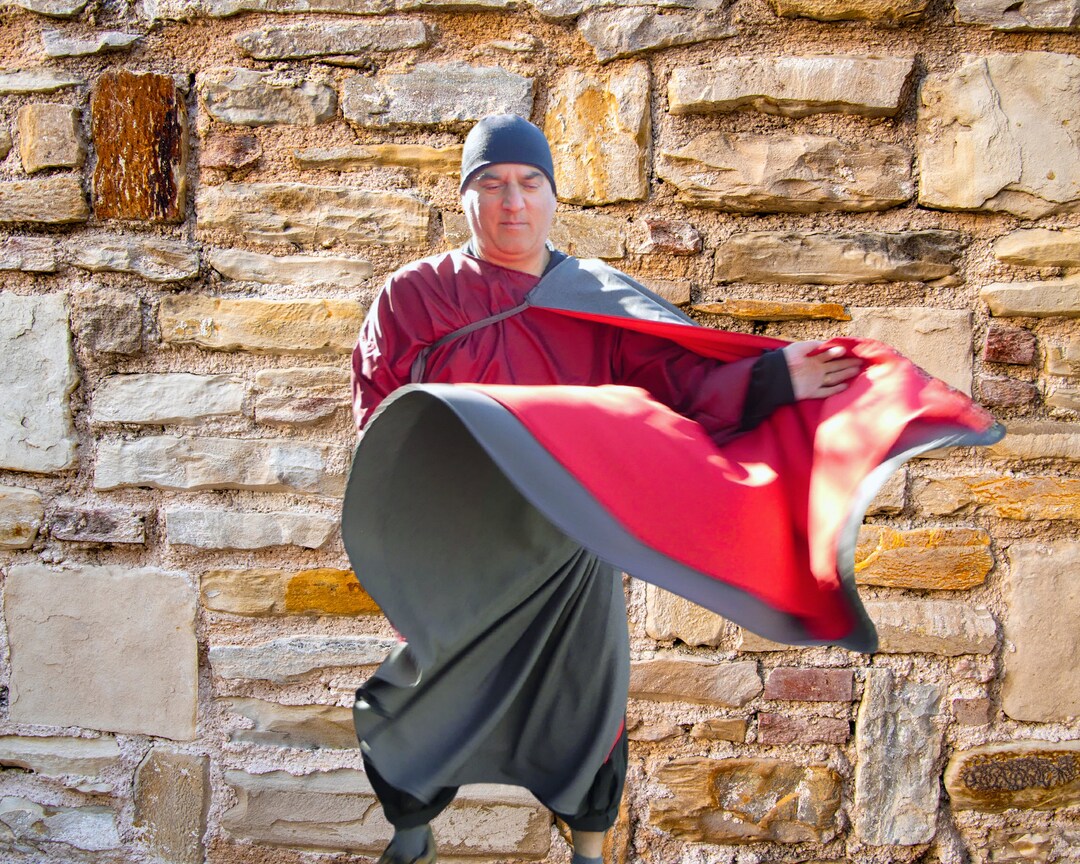 One Shoulder Cape Medieval Celtic Noble Renaissance musketeers Cape - Etsy