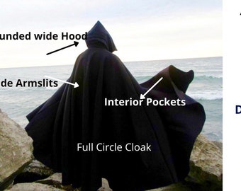 Wool Full Circle Cloak | Etsy