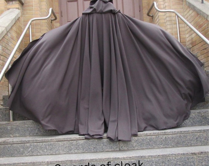 Gray/black Herringbone Cloak - Flannel, Hooded, Adult Size - Etsy