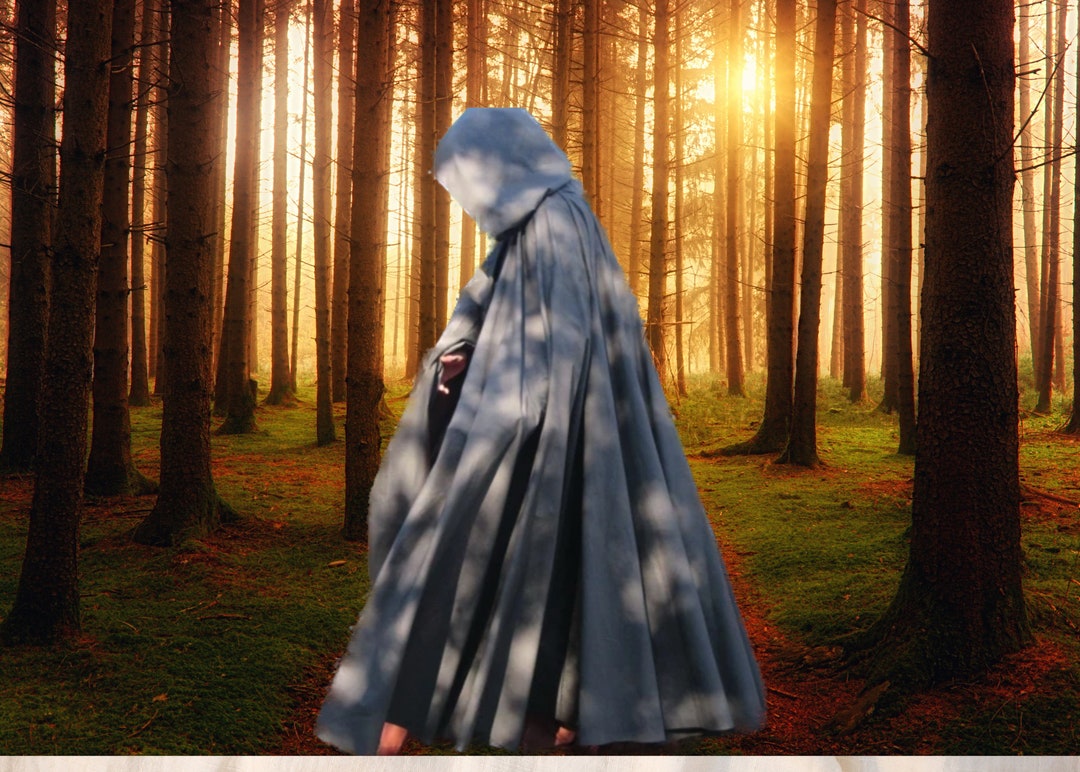 Brown Cotton Linen Cloak Dune Cloak Cosplay Cloaks, Full Circle Cloak ...