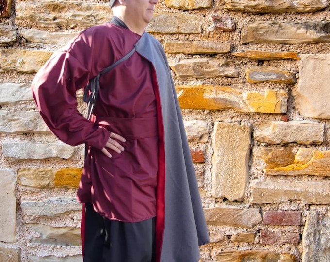 Formal One Shoulder Cape Wedding Musketeers Cape Wool Blend Many ...