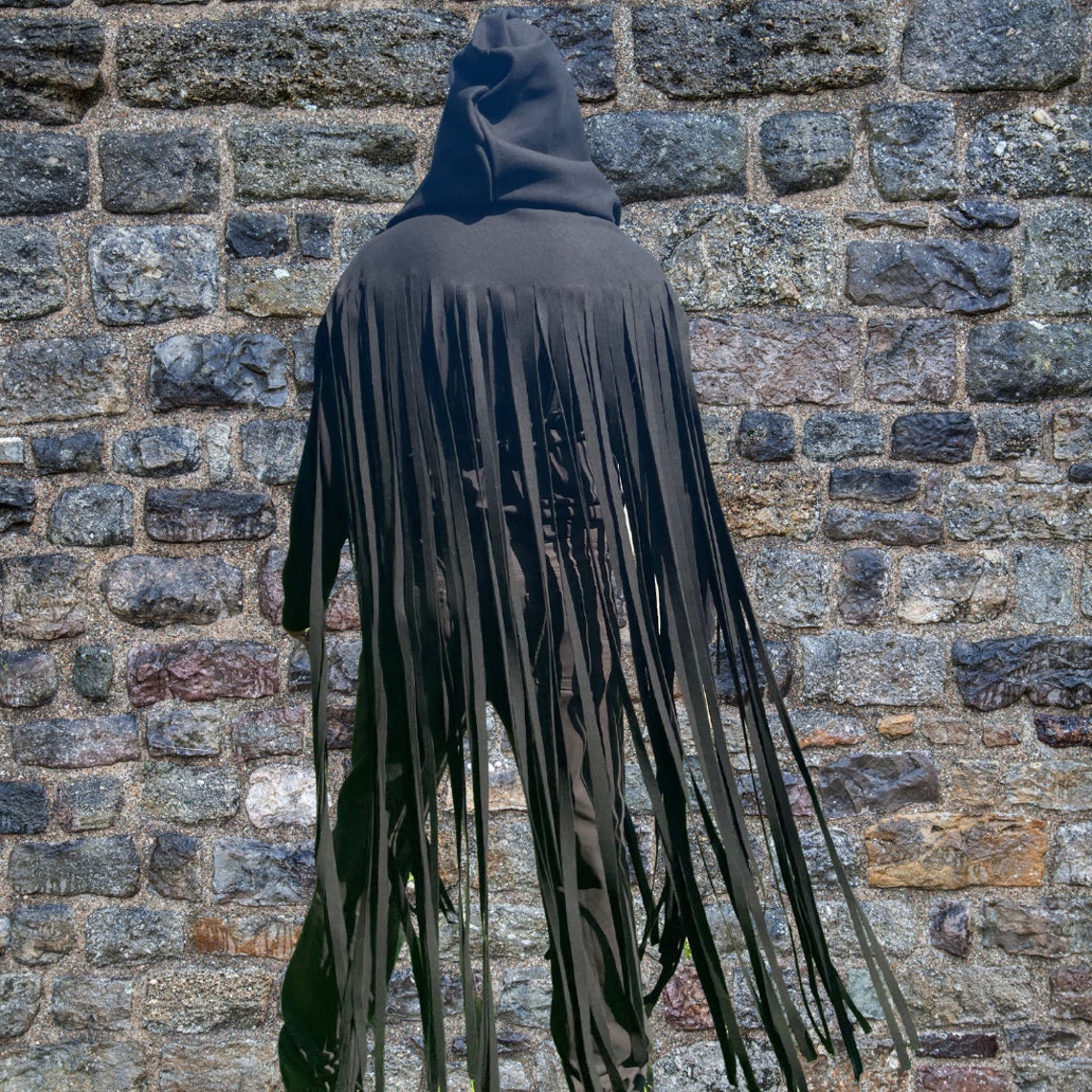 Black Melton Wool Tassel Hooded Cape Cloak, Cosplay Mistcloak - Etsy