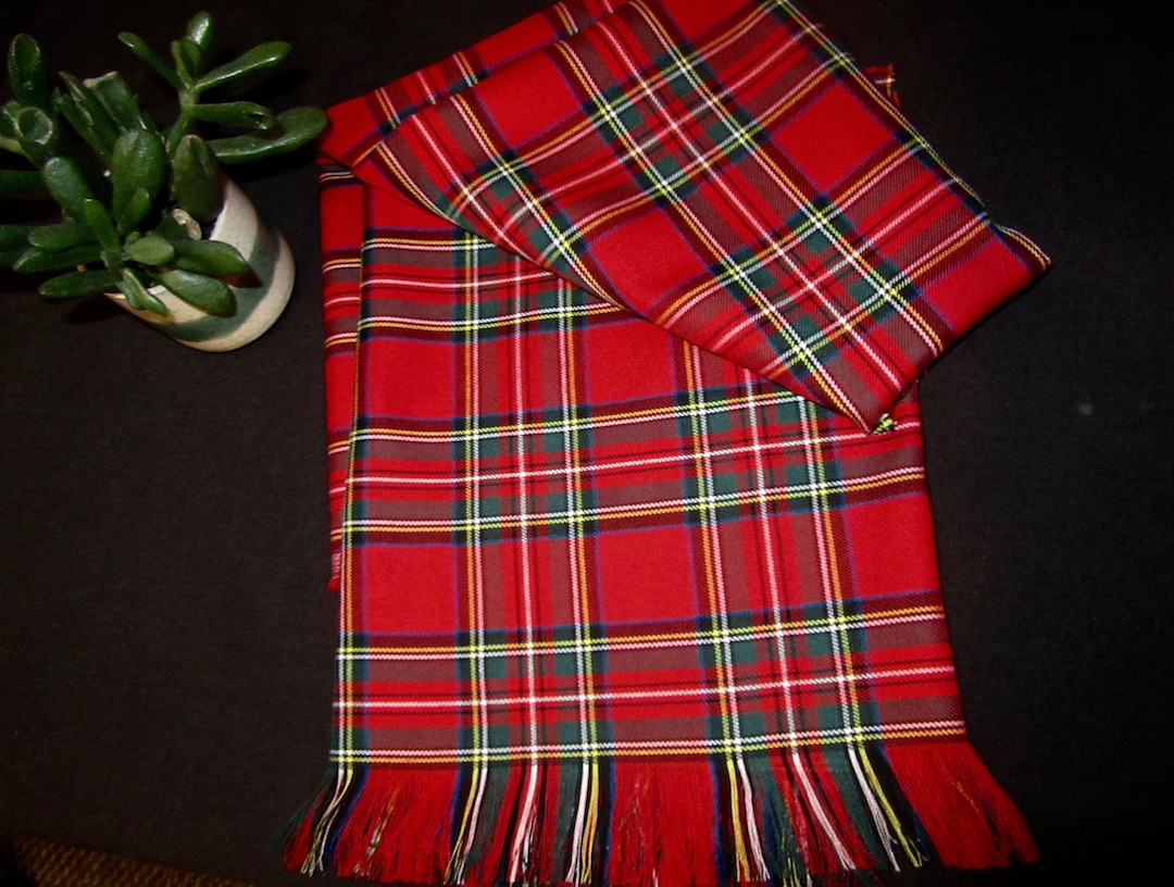 Royal Stewart Plaid Scarf Tartan Plaid Sash Gift Scarf - Etsy