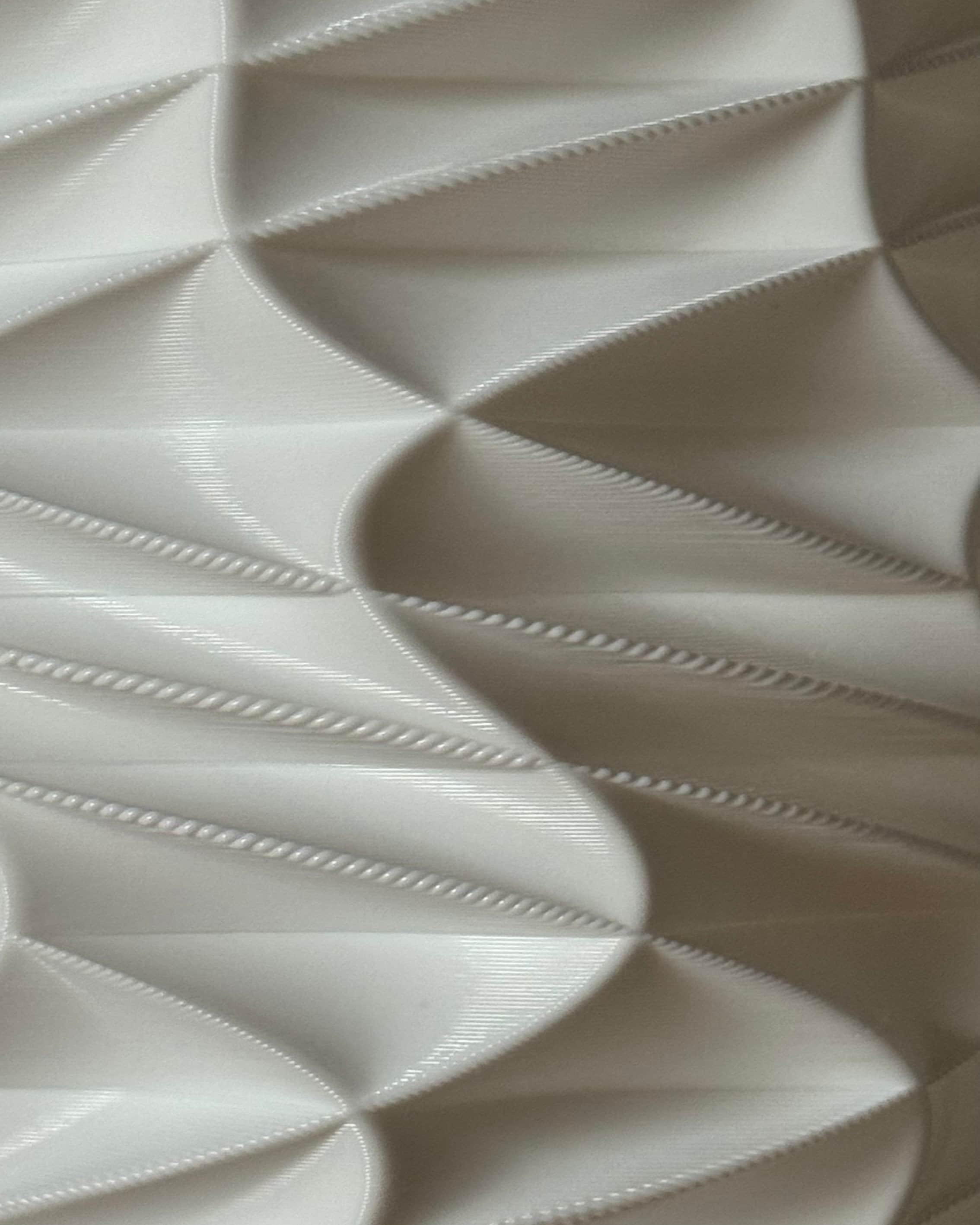 Double Wave Parametrically Designed 3d-printed Table PLA Table Lamp - Etsy