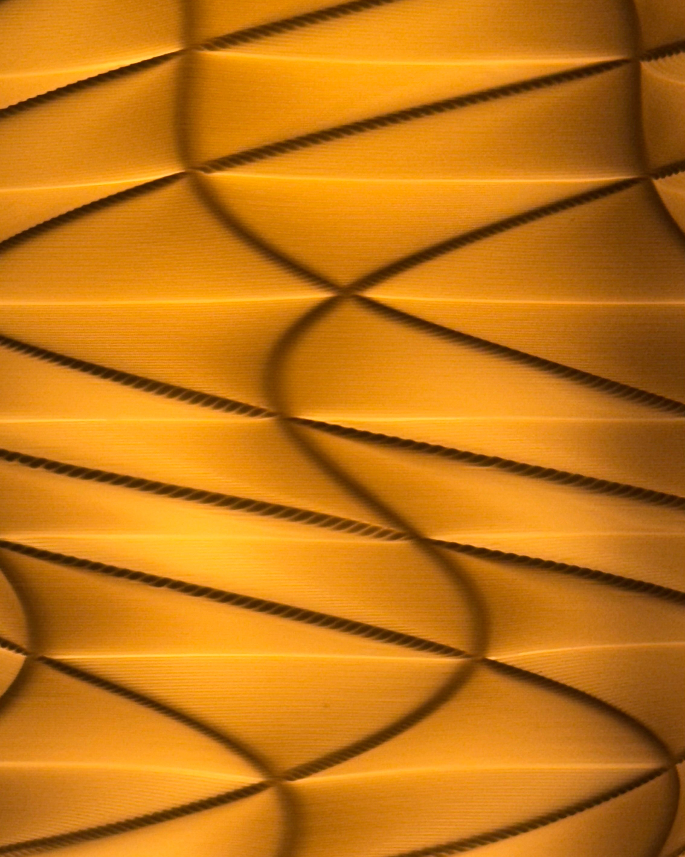 Double Wave Parametrically Designed 3d-printed Table PLA Table Lamp - Etsy