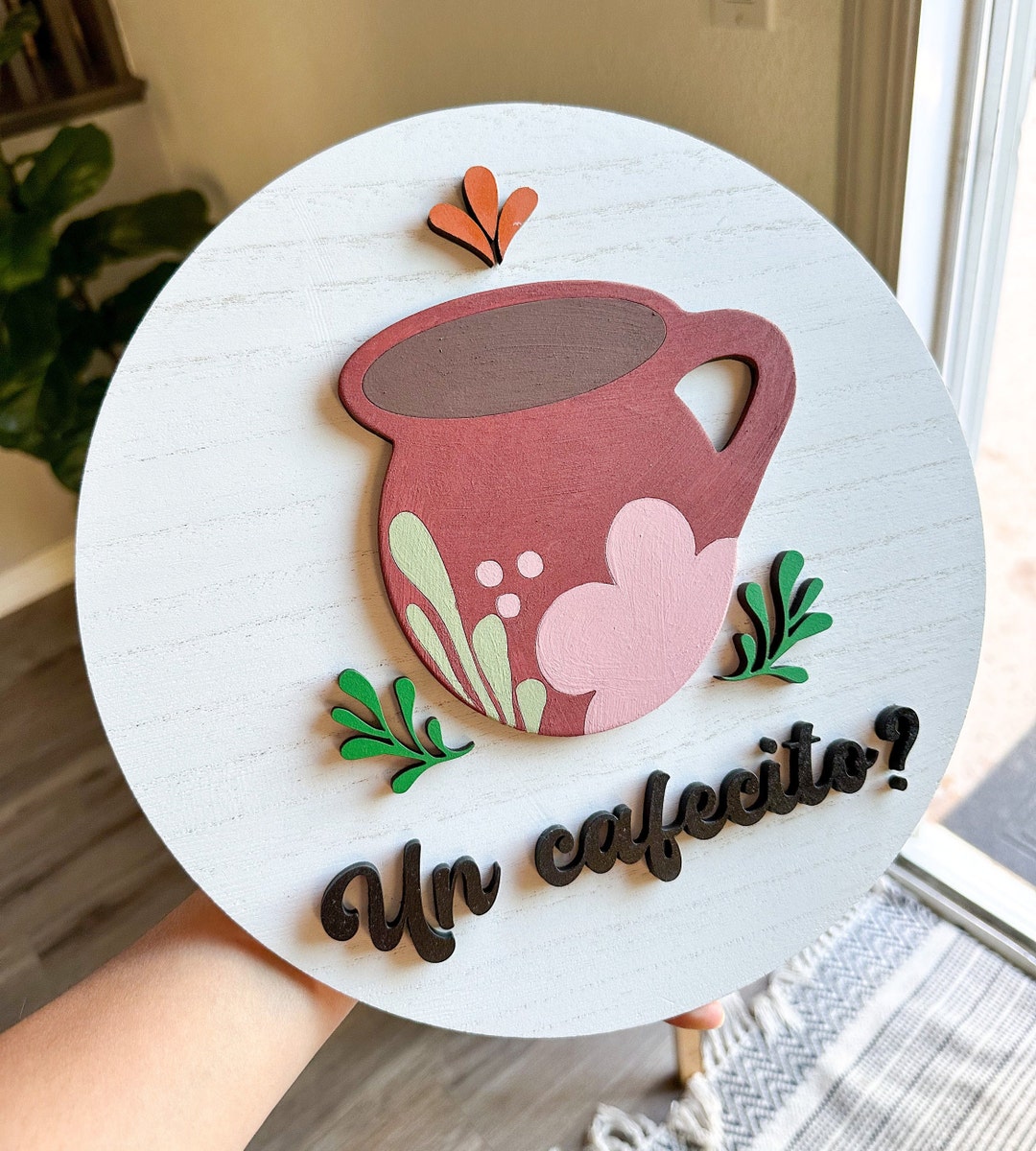 Cafecito Sign / Mexican Cafecito Gift for Mother's Day - Etsy