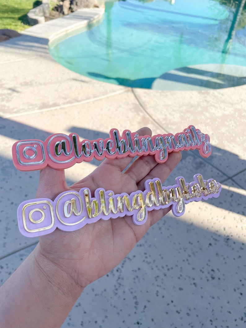 Physical Watermark Business Watermark Laser Cut Name - Etsy