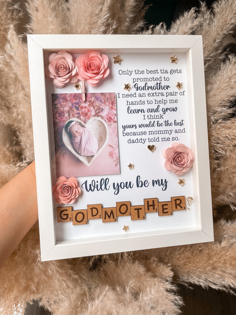Godparent Proposal Shadow Box - Etsy