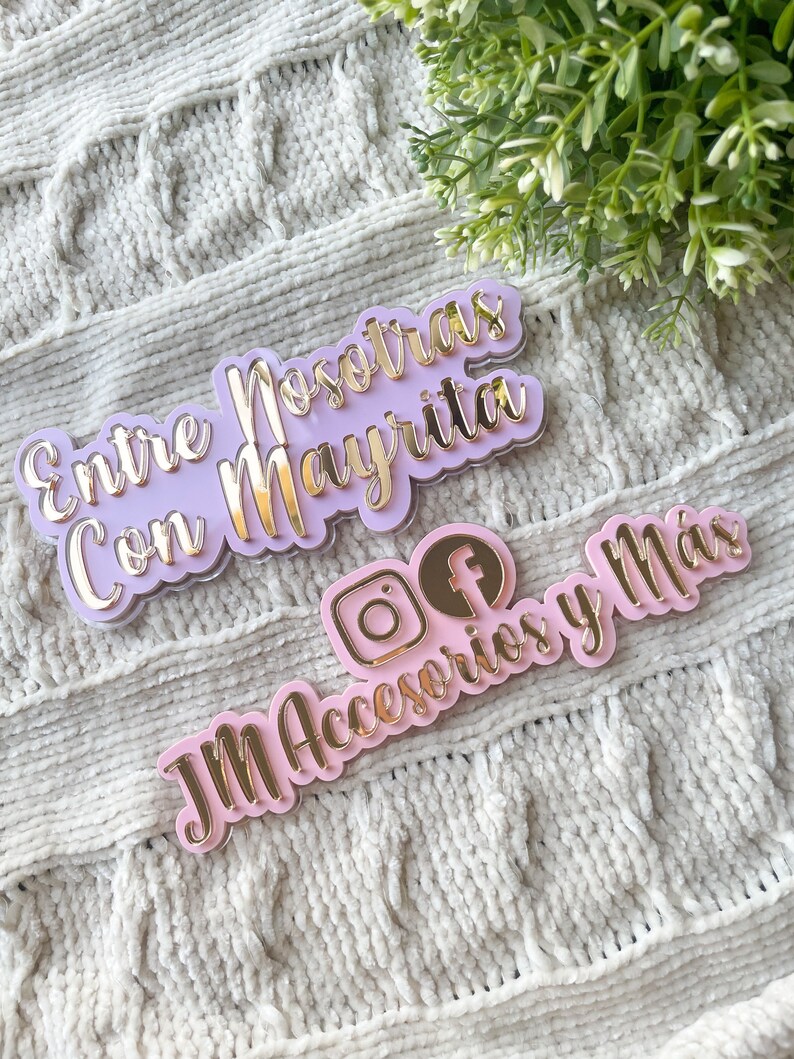 Physical Watermark Business Watermark Laser Cut Name - Etsy