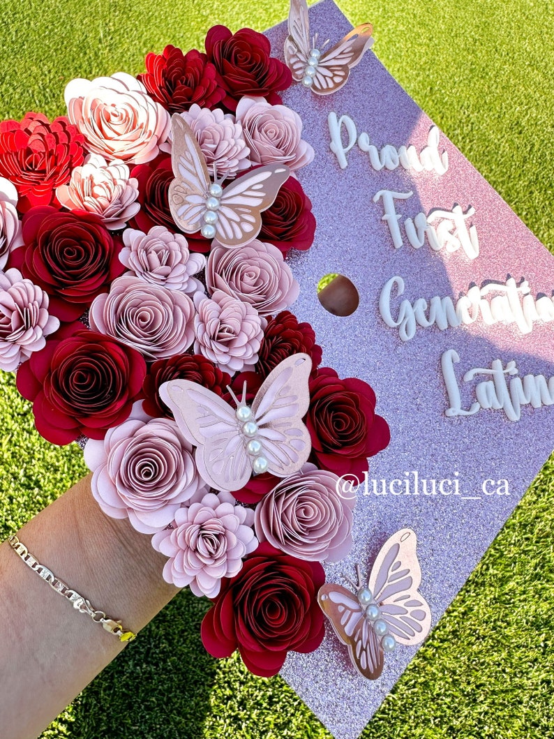 Graduation Cap Topper Proud First Generation Latina - Etsy