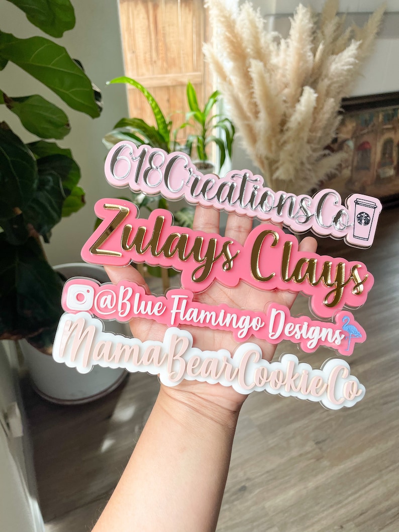 Physical Watermark Business Watermark Laser Cut Name - Etsy