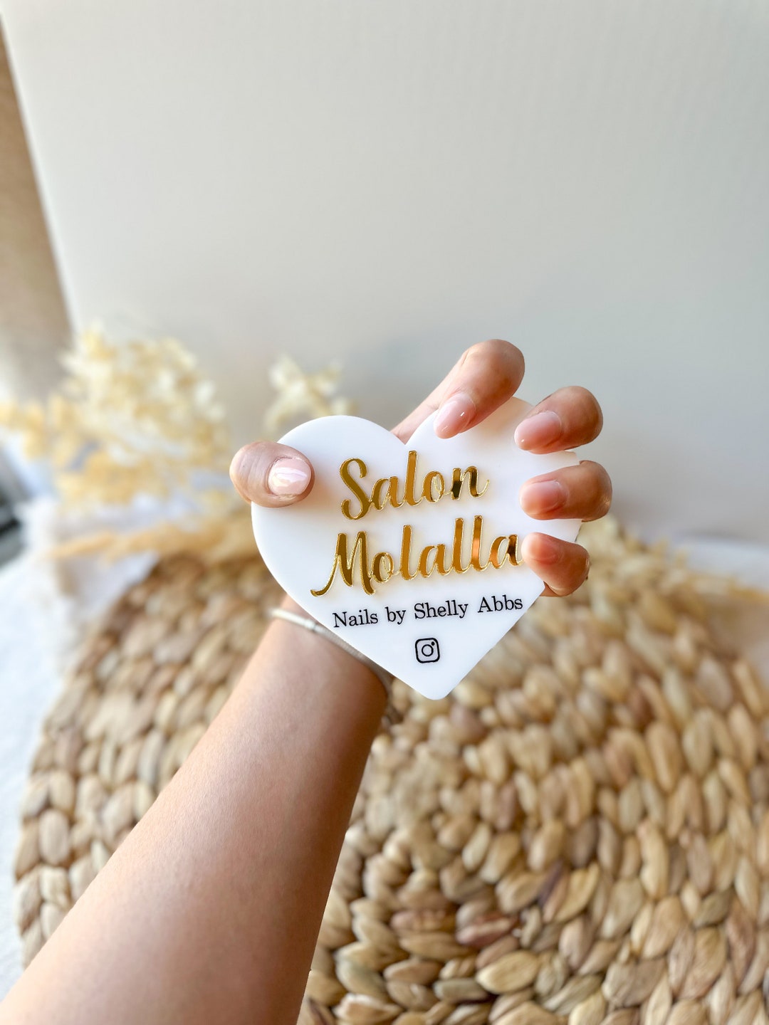 Heart Nails Photo Prop / Nail Artist Gift / Beauty Salon Prop - Etsy