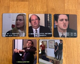 1/4 the Office Custom Made Funny Character Meme Magnets | Etsy