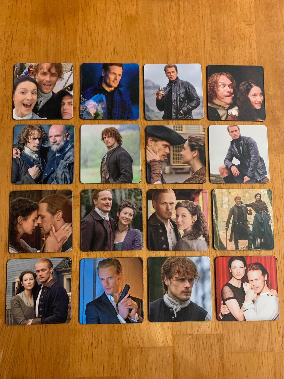 MORE ADDED Outlander Men in Kilts Tv Show Character Sam Jamie Magnets ...