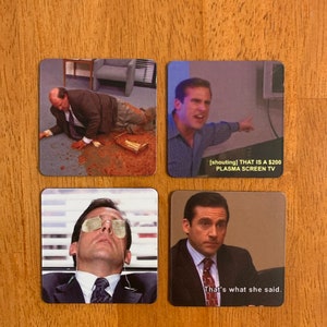 1/4 the Office Custom Made Funny Character Meme Magnets - Etsy