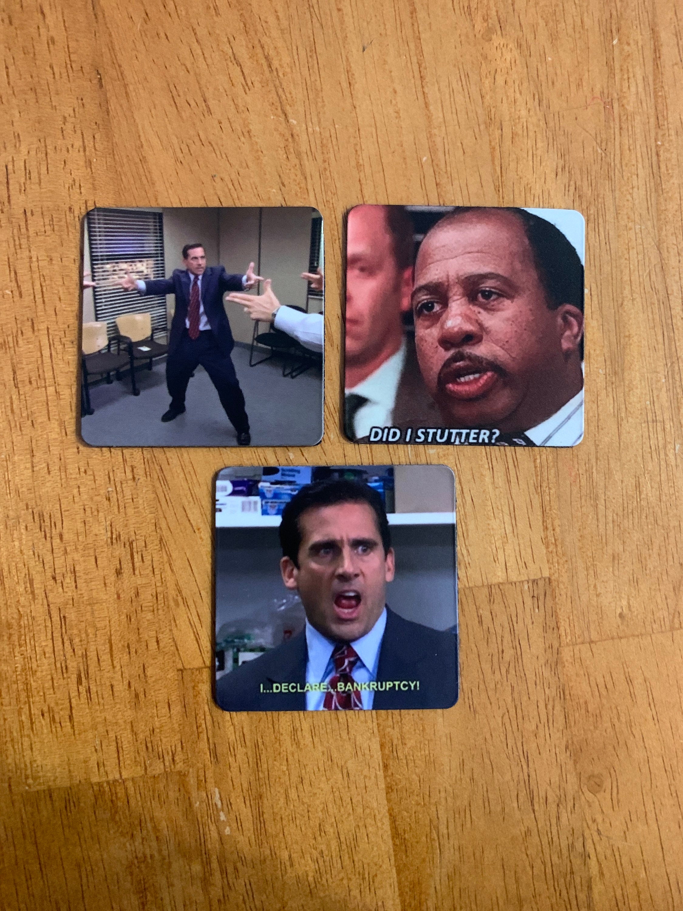 3/4 the Office Comedy Meme Magnets - Etsy